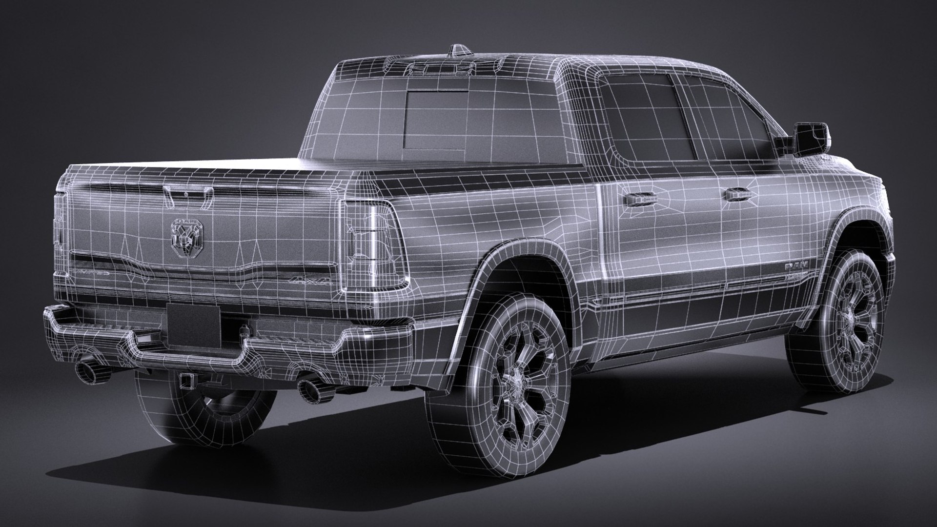 3D Dodge Ram 1500 - TurboSquid 1323441