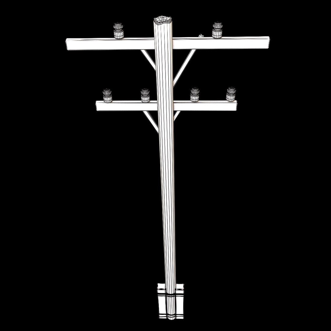 3D Electric Wood Pillar - TurboSquid 1277698