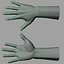 hand quad high-res 3d model