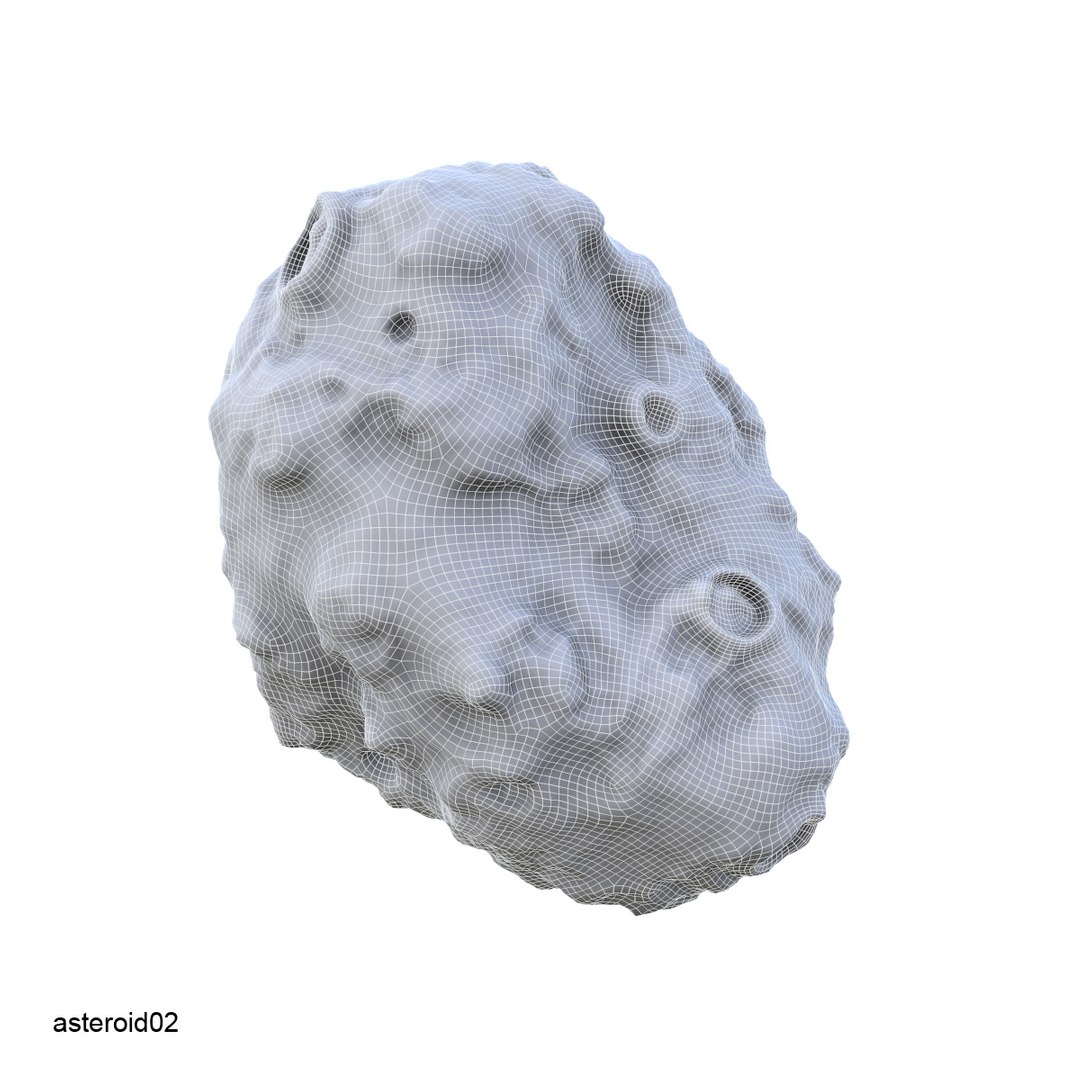 Asteroid Field Scene Obj