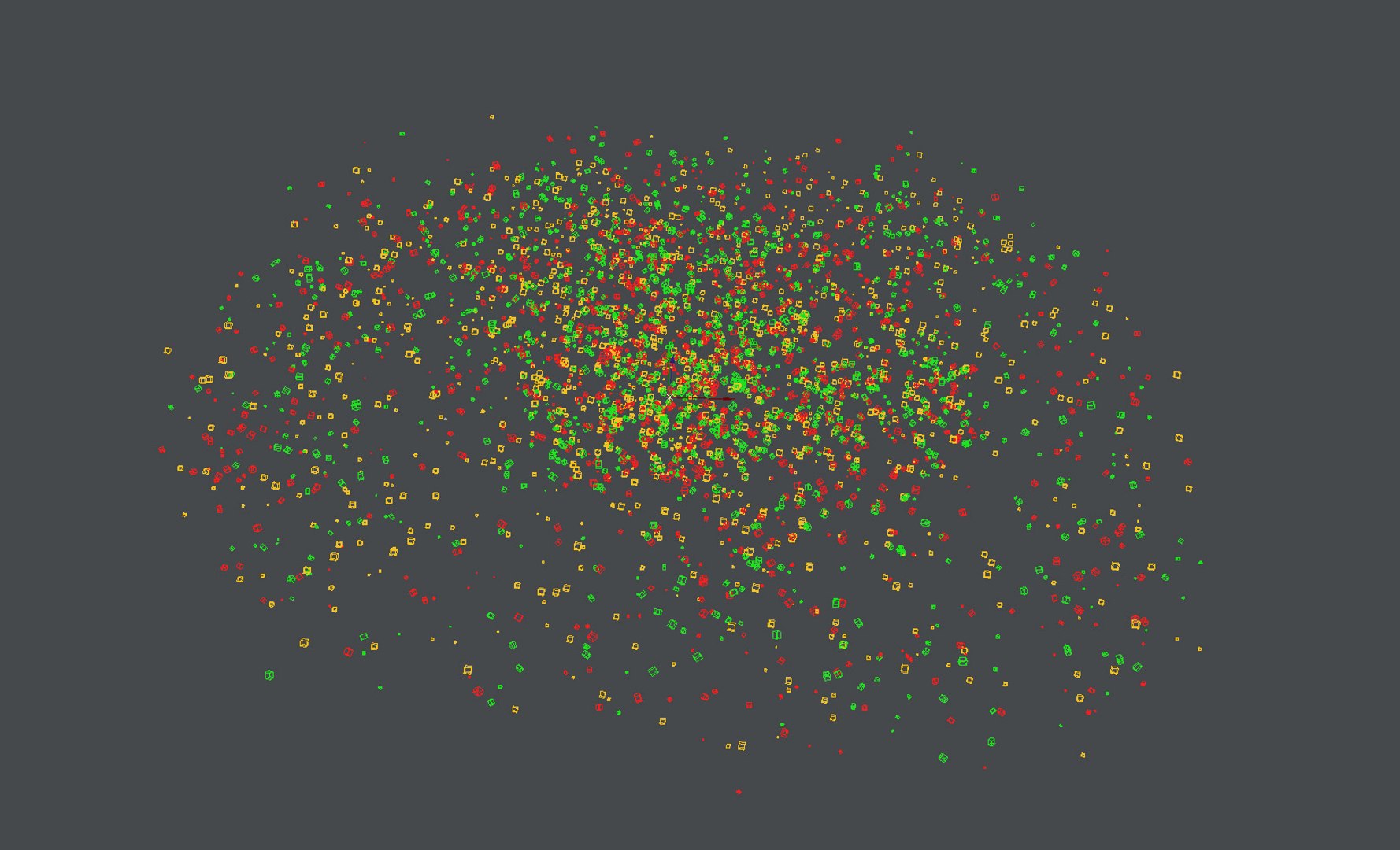 Asteroid Field Scene Obj