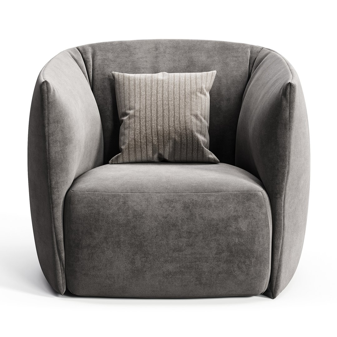 Poliform Santa Monica Armchair 3D - TurboSquid 2320380