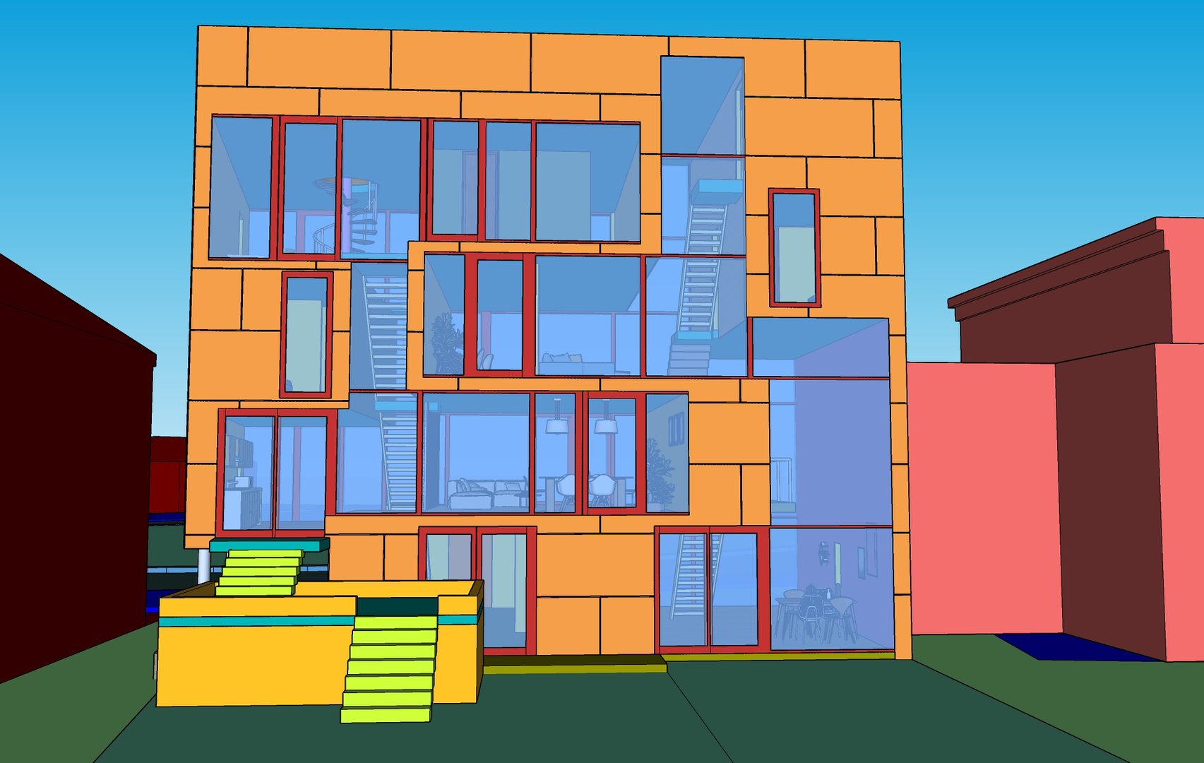 Double House MVRDV Architects 3D Model - TurboSquid 1848208