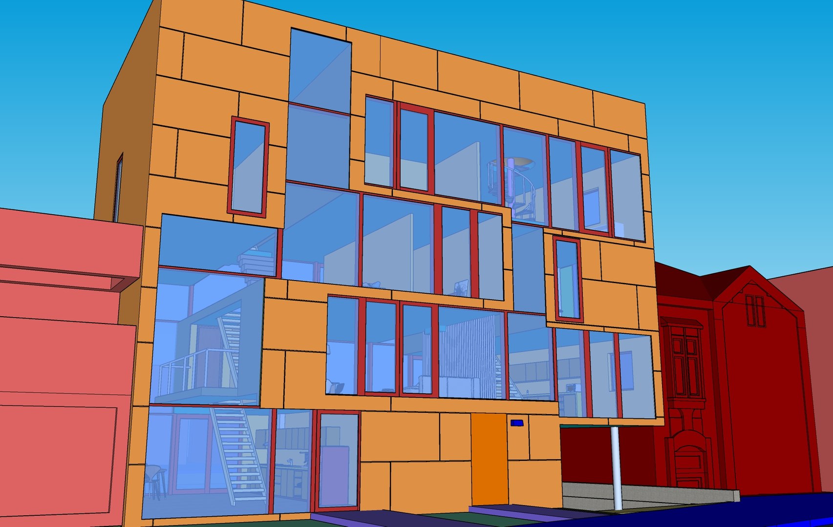 Double House MVRDV Architects 3D Model - TurboSquid 1848208