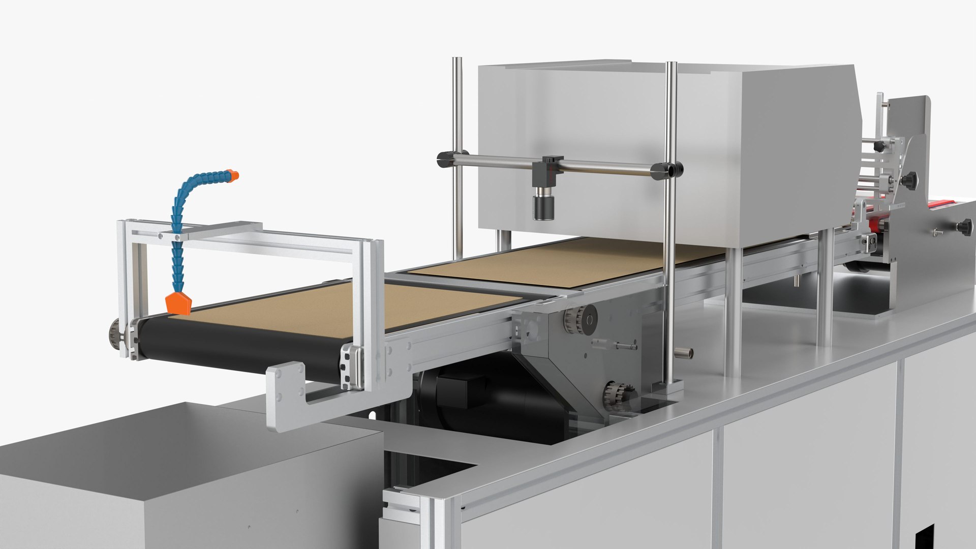 3D Automatic Carton QR Code Visual Inspection Assembly Line ...