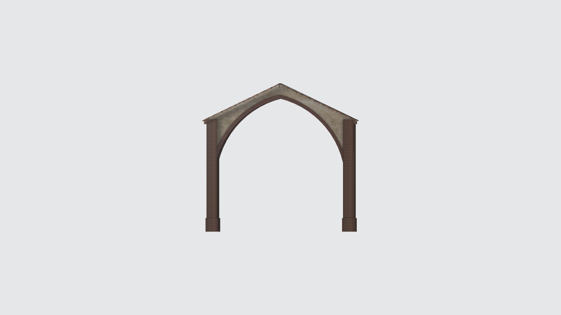 Old italian brick shed 3d 3D model - TurboSquid 2173162