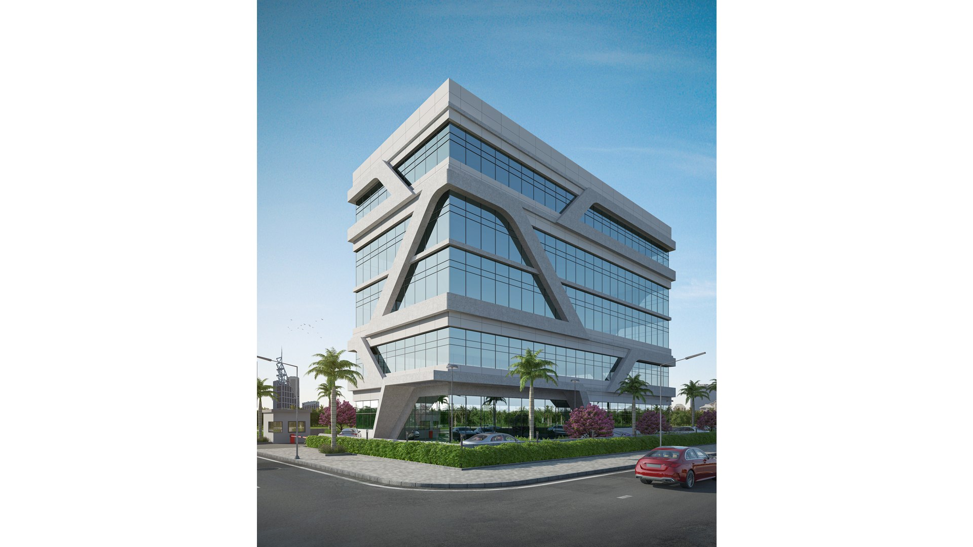 Commercial Building 3D Model - TurboSquid 2386833