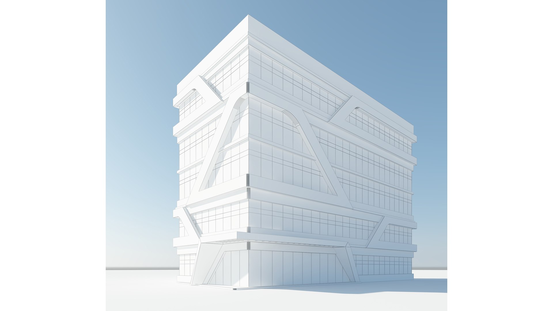 Commercial Building 3D Model - TurboSquid 2386833