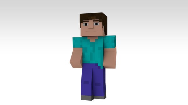 modelo 3d Steve Rig, principiante de Minecraft Cinema 4D - TurboSquid ...