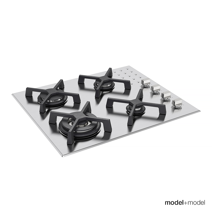 3d model barazza gas cooktops