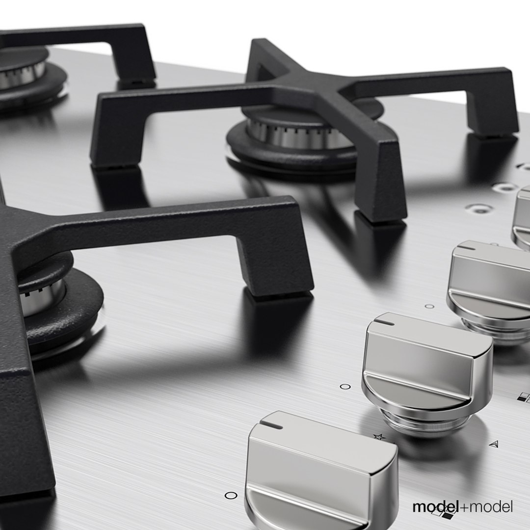 3d Model Barazza Gas Cooktops