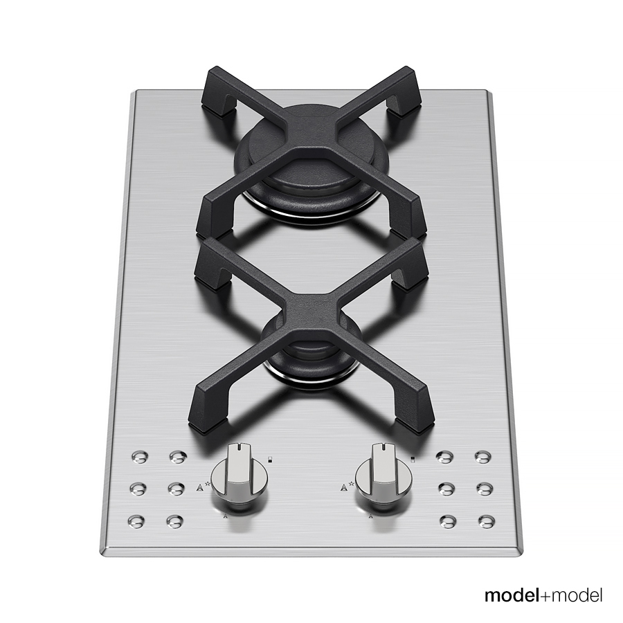 3d model barazza gas cooktops