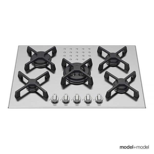 3d model barazza gas cooktops