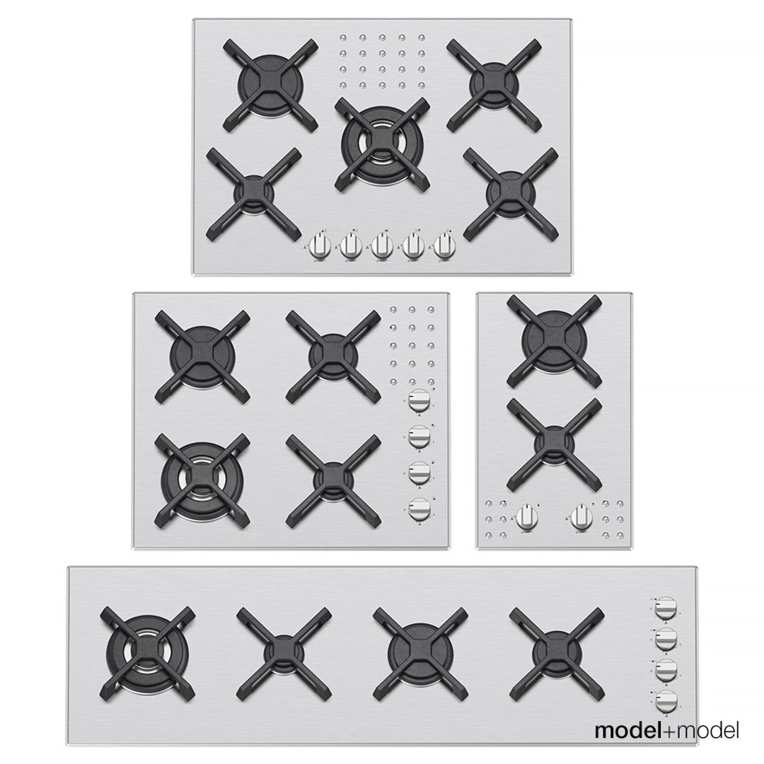 3d Model Barazza Gas Cooktops