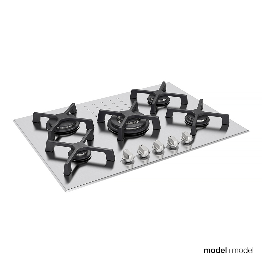 3d model barazza gas cooktops