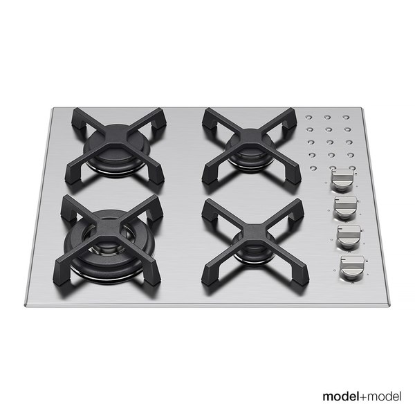 3d model barazza gas cooktops
