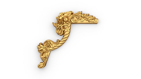 Molding frame cartouche 3D model - TurboSquid 1696926