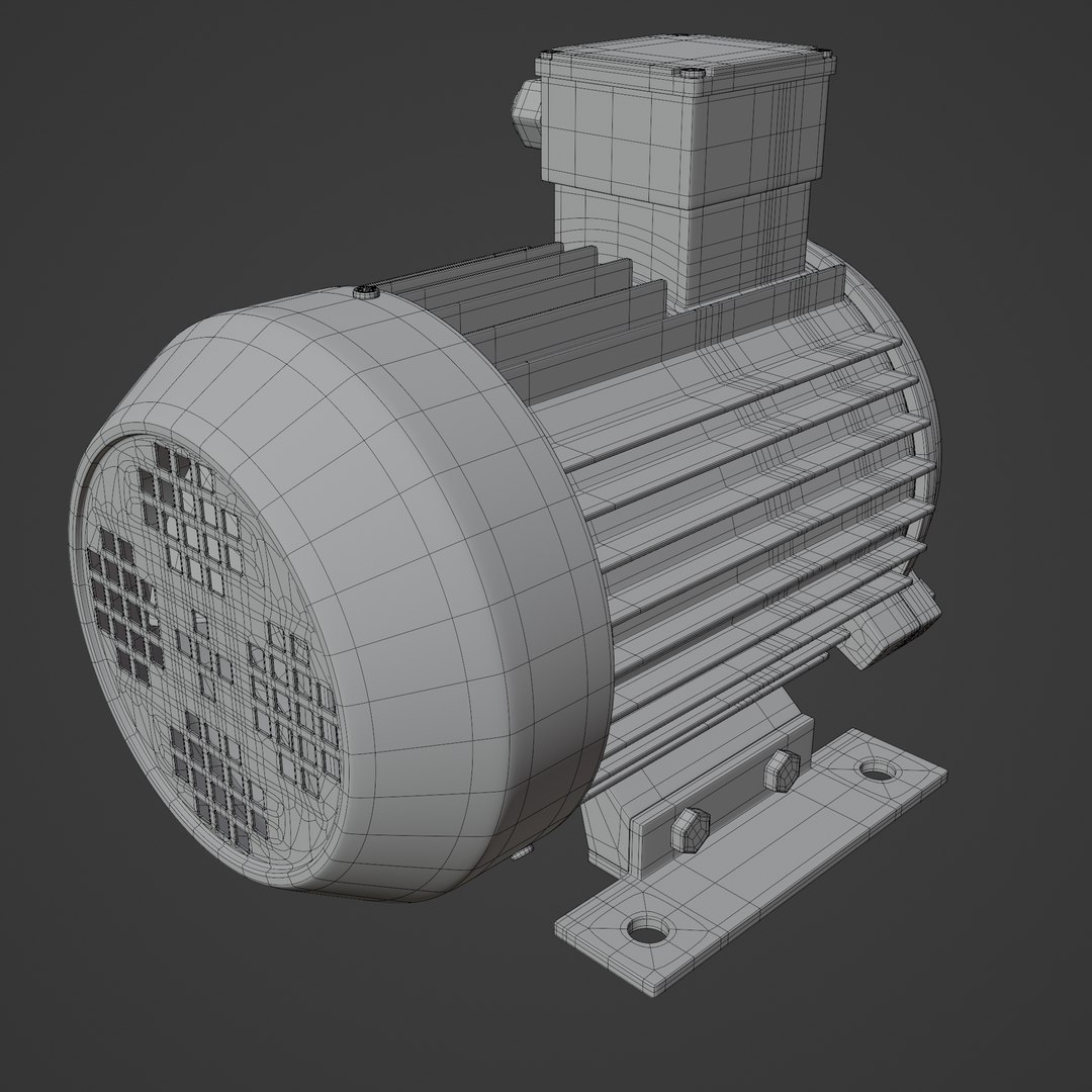 Electric Motor Model - TurboSquid 2054525