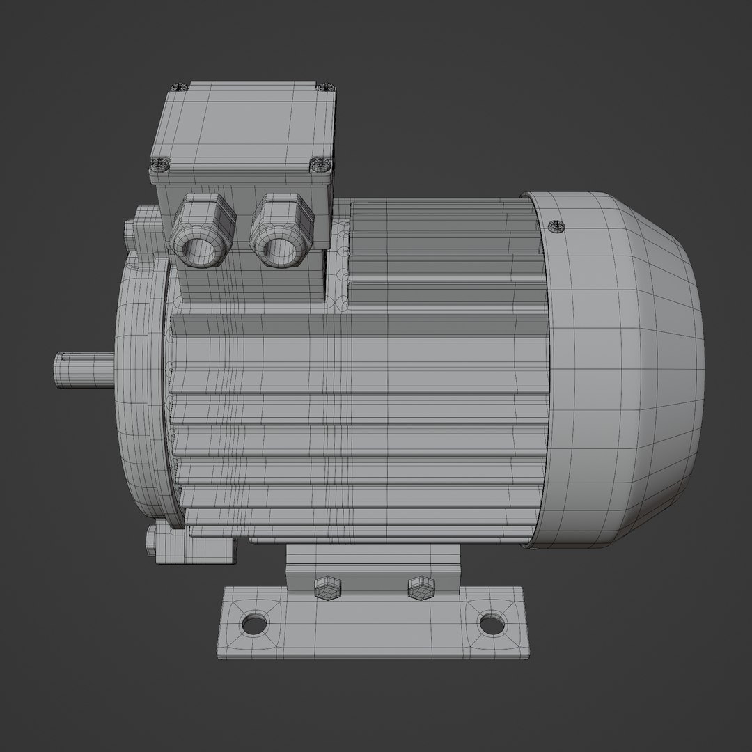 Electric Motor Model - TurboSquid 2054525