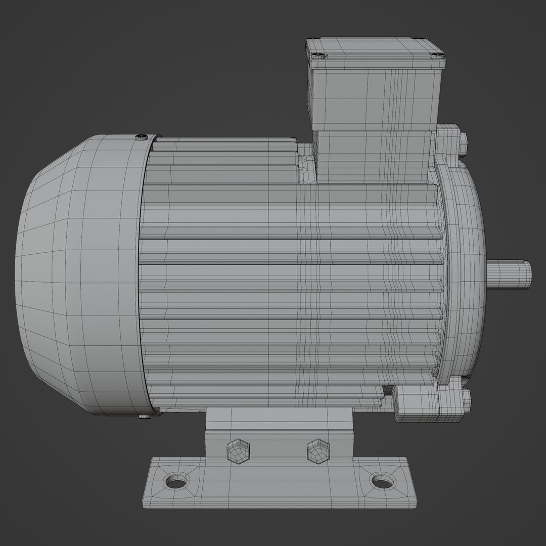 Electric Motor Model - TurboSquid 2054525
