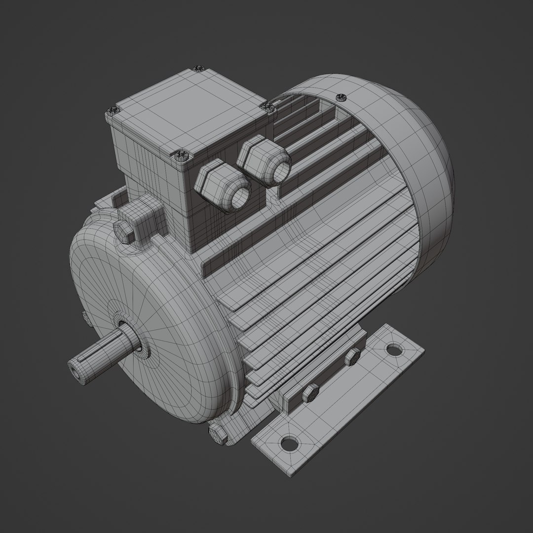 Electric Motor Model - TurboSquid 2054525