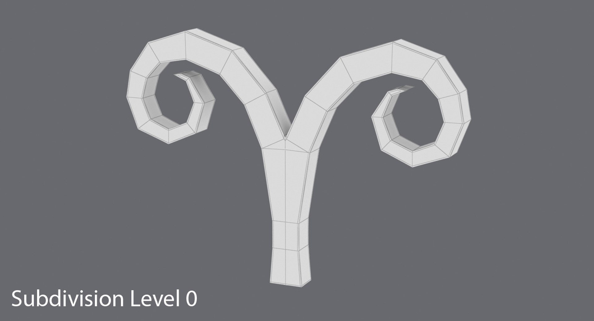 Astrological Signs Zodiac Aries 3d Max