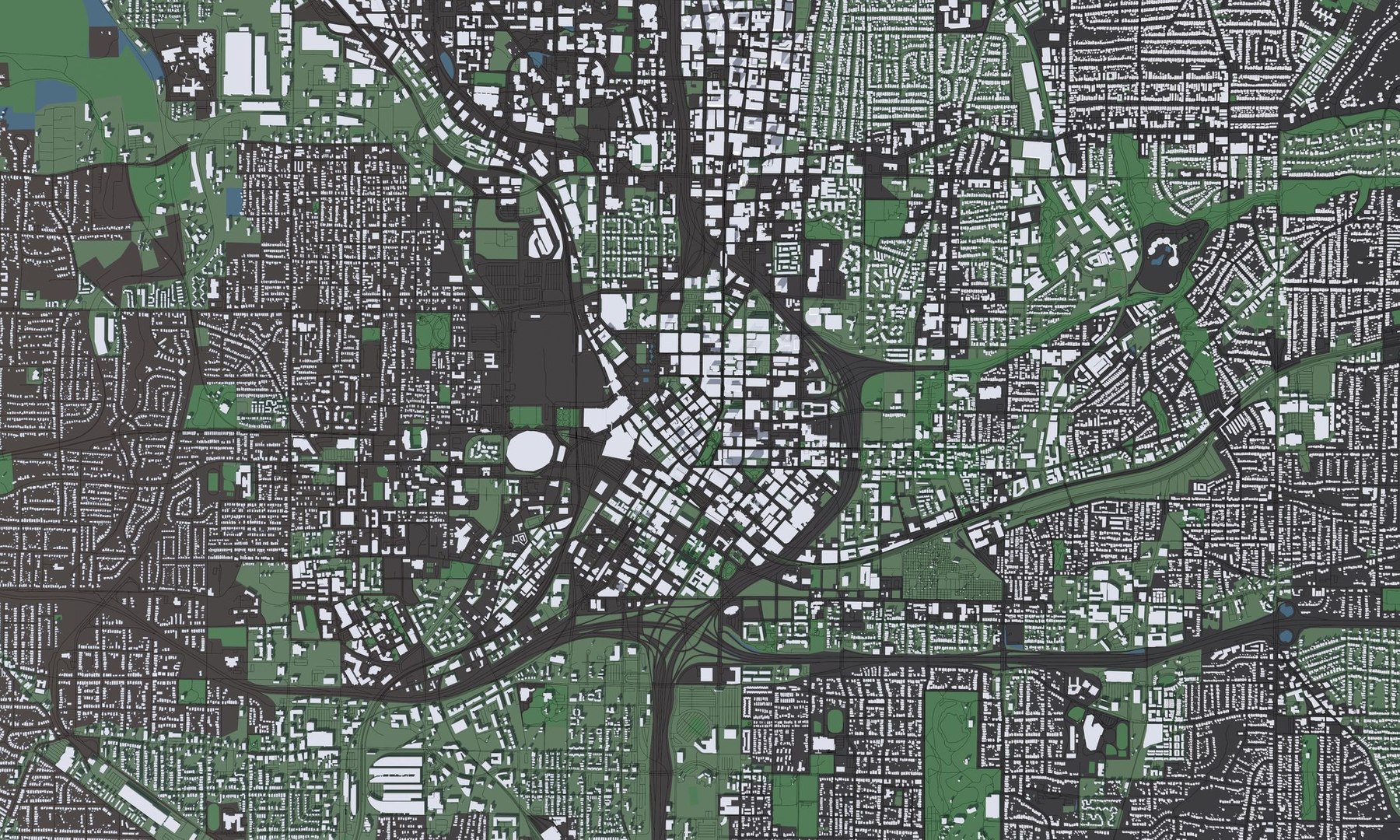 3D Atlanta USA - Mass Buildings Model - TurboSquid 2080519
