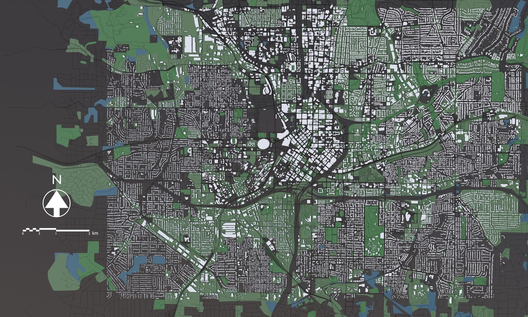 3D Atlanta USA - Mass Buildings Model - TurboSquid 2080519