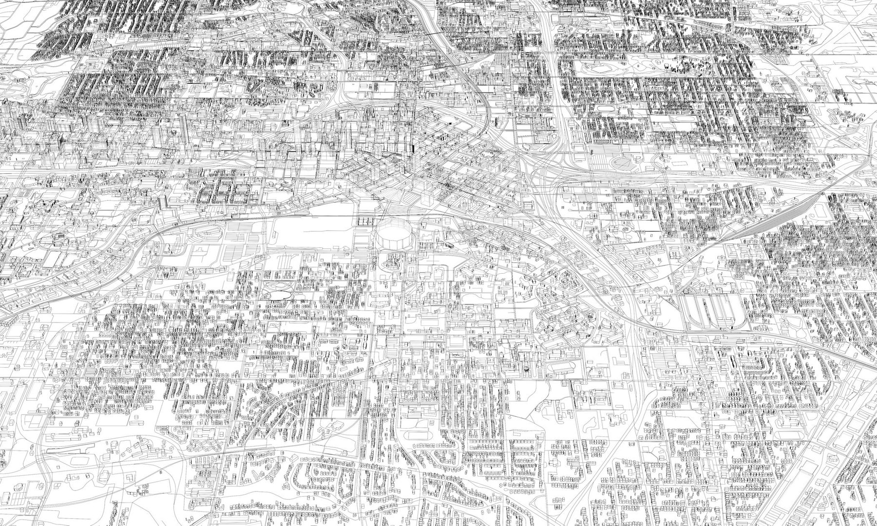 3D Atlanta USA - Mass Buildings Model - TurboSquid 2080519