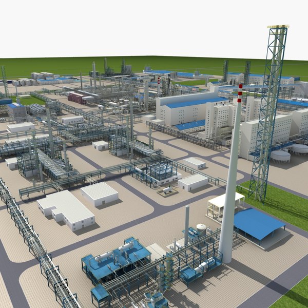 3D coal chemical model - TurboSquid 1513982