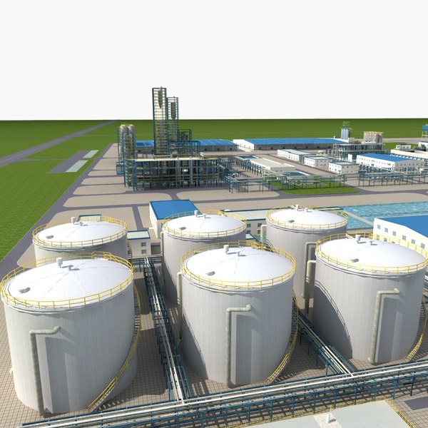 3D coal chemical model - TurboSquid 1513982