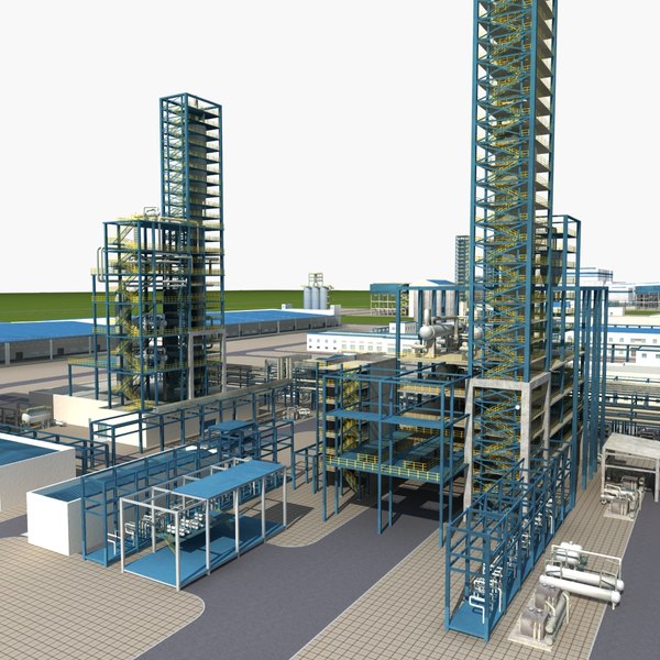 3D coal chemical model - TurboSquid 1513982