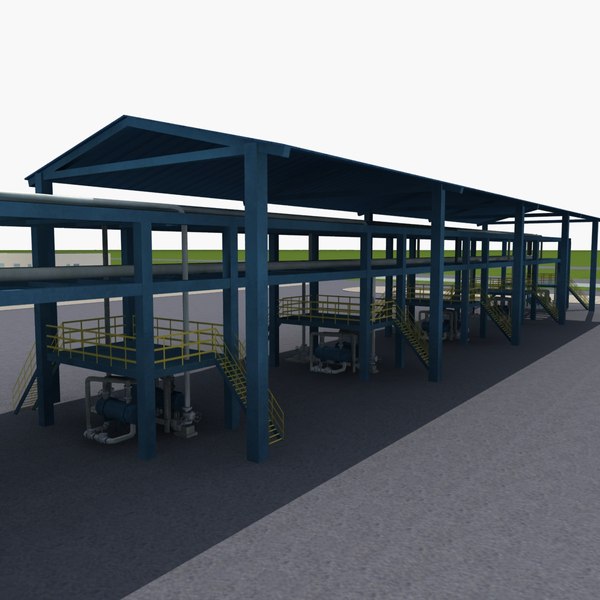 3D coal chemical model - TurboSquid 1513982