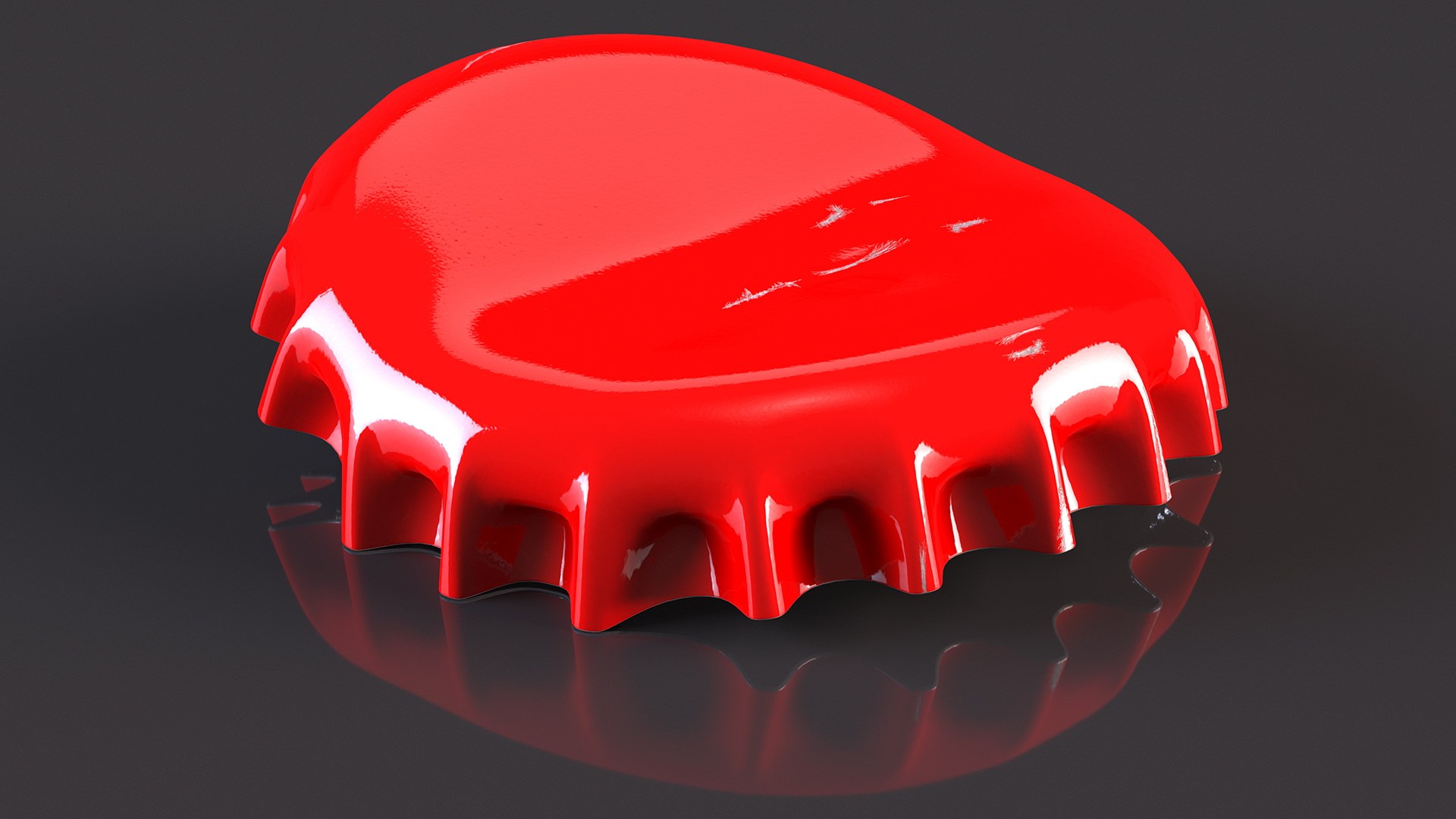 Bent Bottle Cap Model - TurboSquid 2170505
