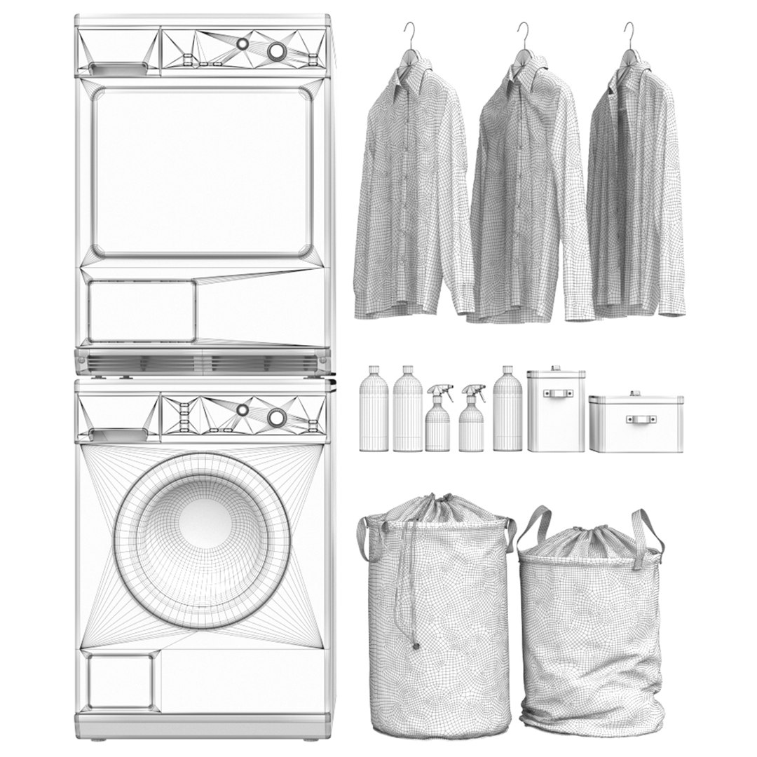 Laundry Model - TurboSquid 2222472