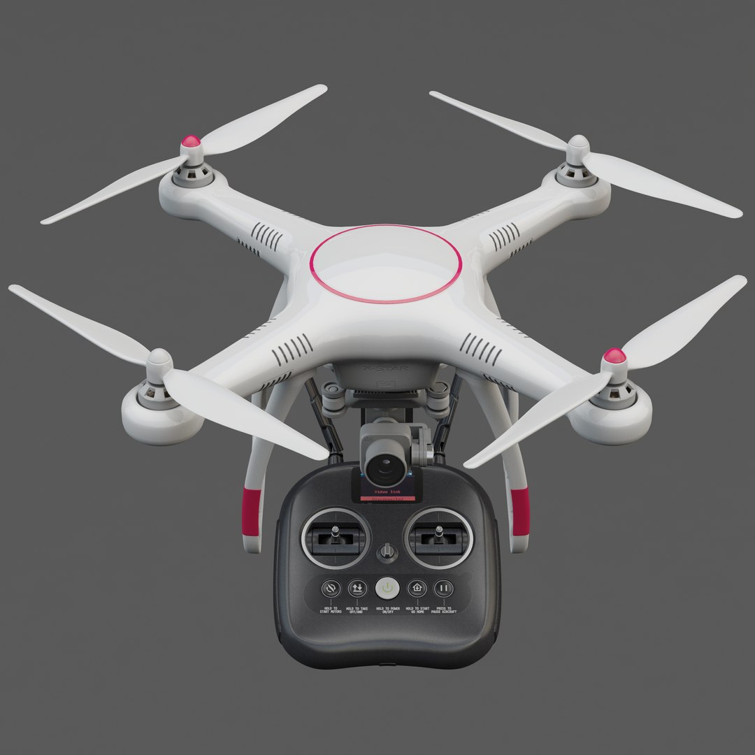 Autel Robotics X-star Drone 3D Model - TurboSquid 1176677