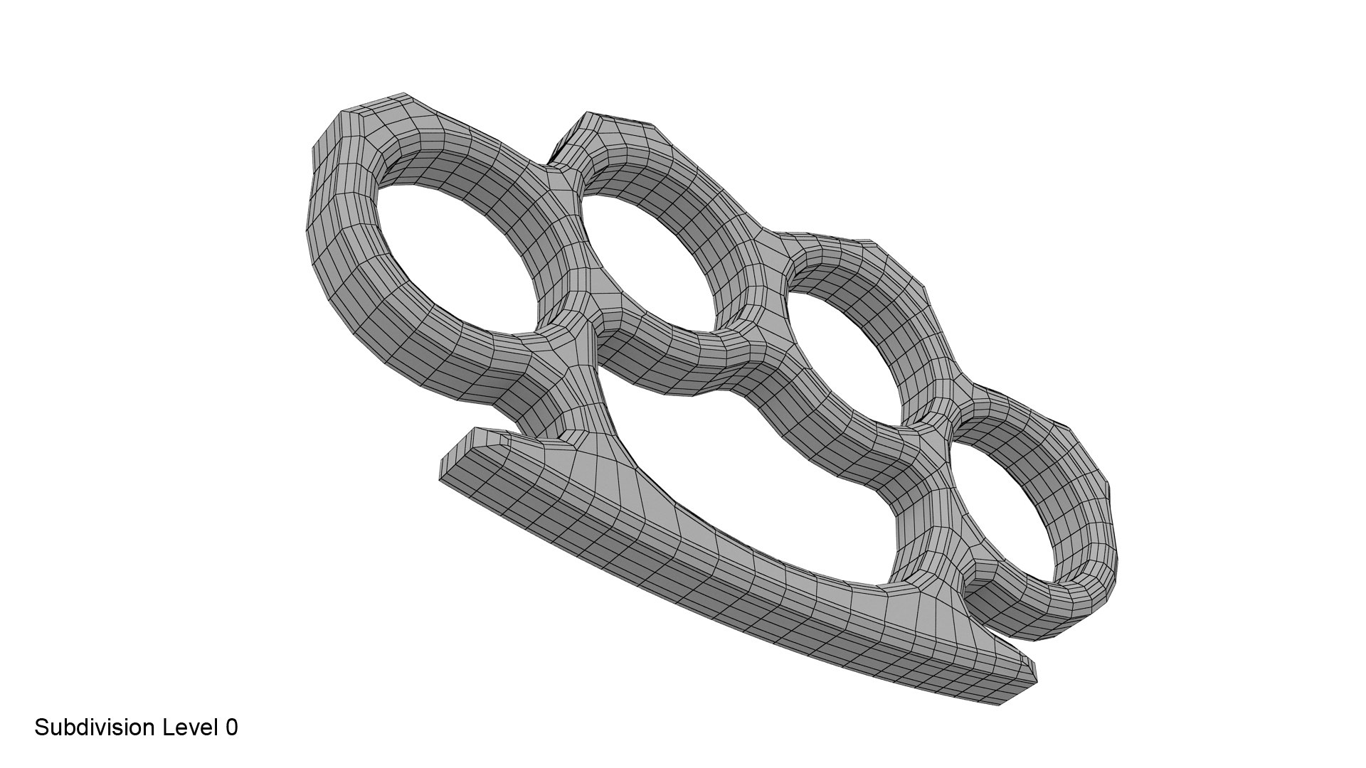 Knuckles Brass 3D Model - TurboSquid 1543131