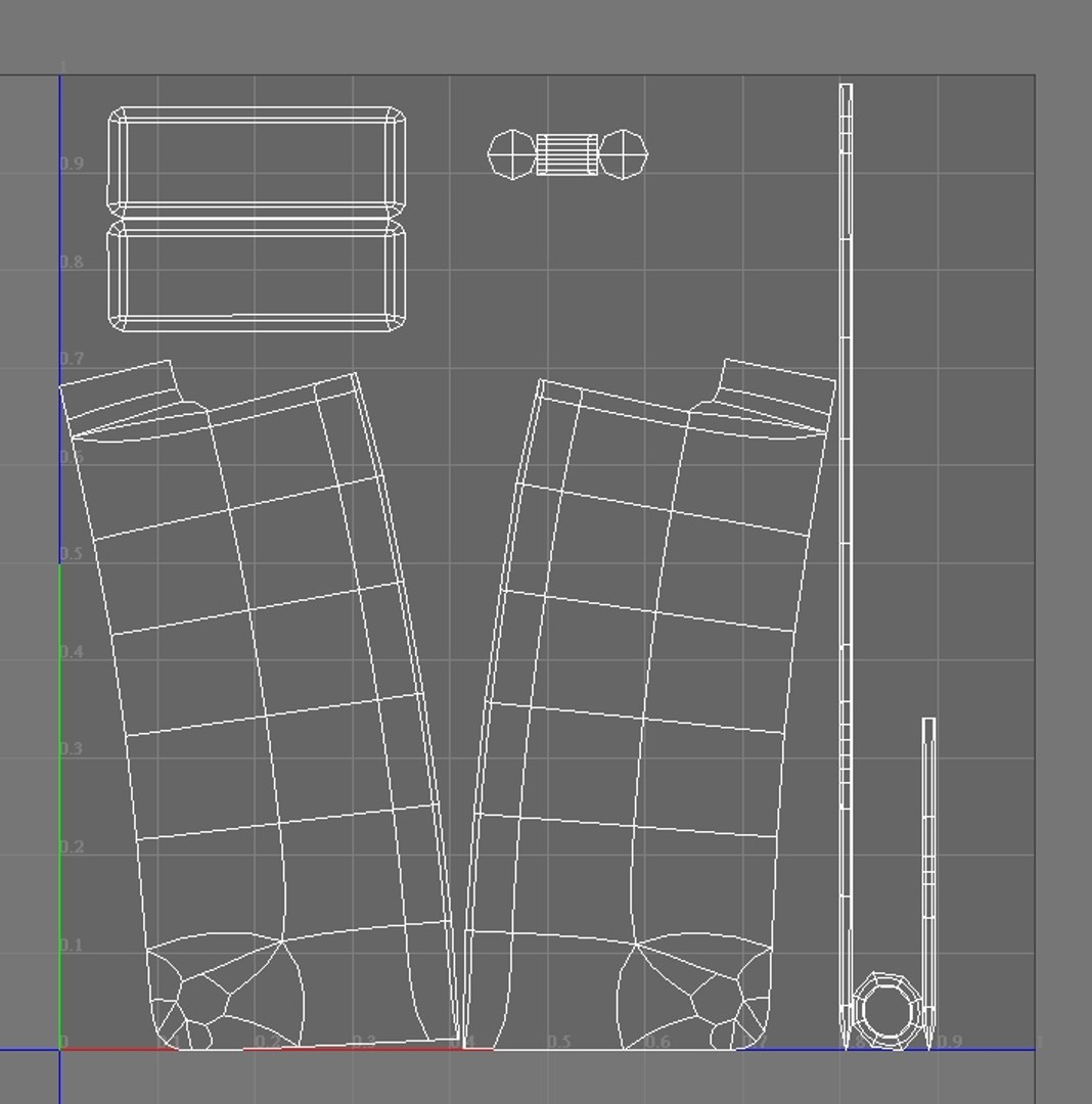 3d Butcher Knife Model