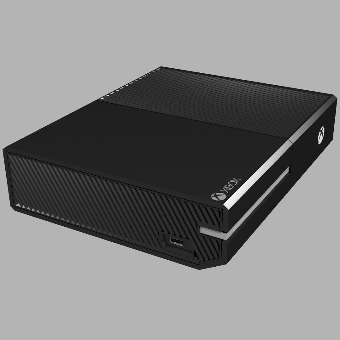 3d Model Microsoft Xbox Console Games