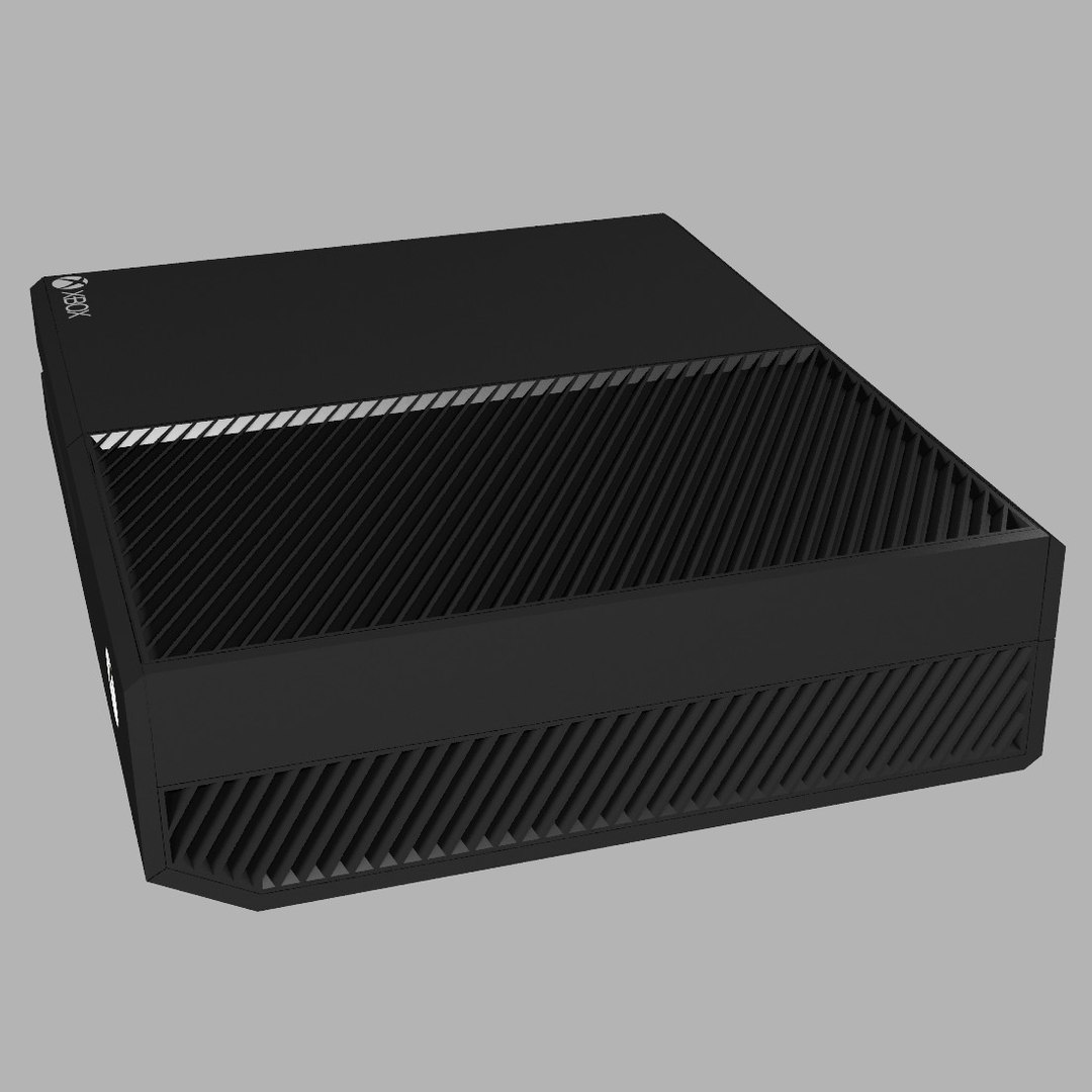 3d Model Microsoft Xbox Console Games
