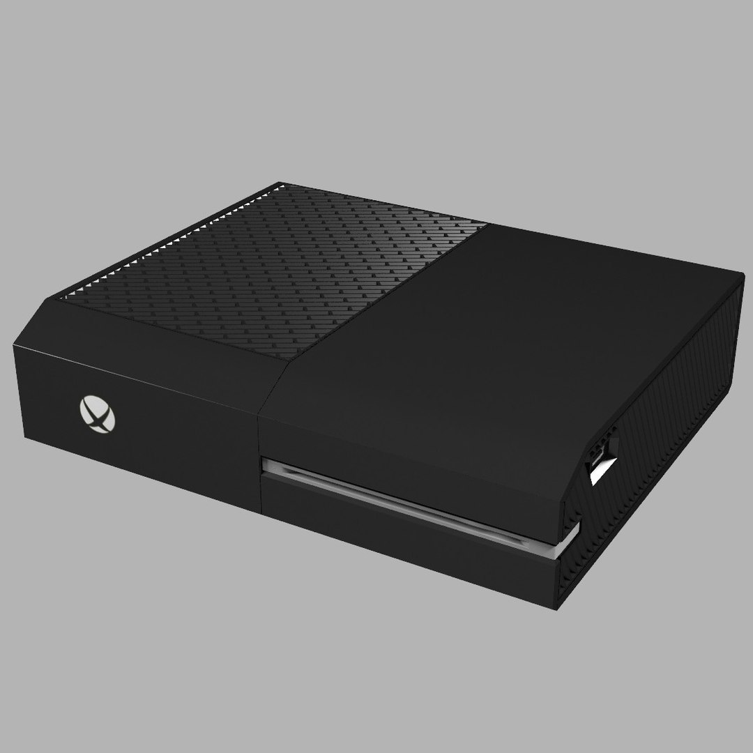 3d Model Microsoft Xbox Console Games