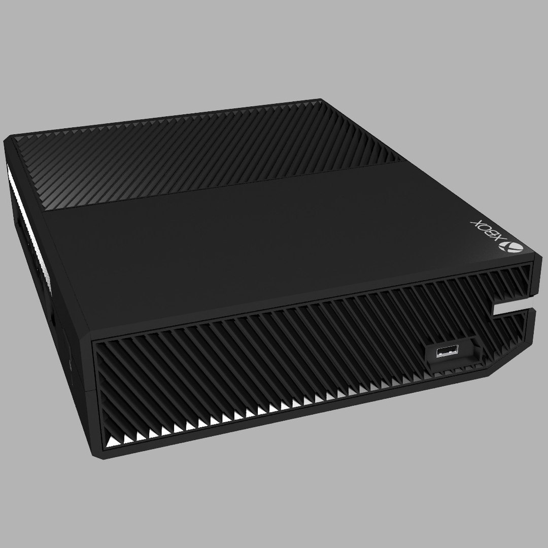 3d Model Microsoft Xbox Console Games