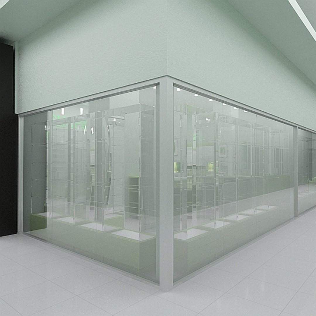 3d Model Modern Shop