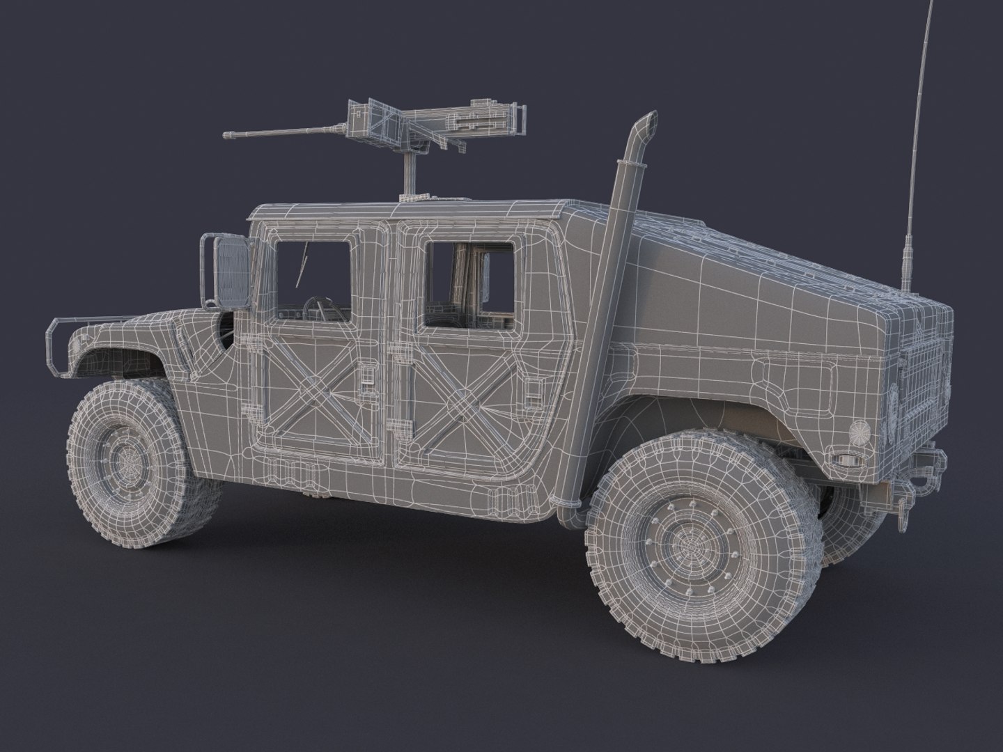 3D Humvee Truck Vehicle - TurboSquid 1645583