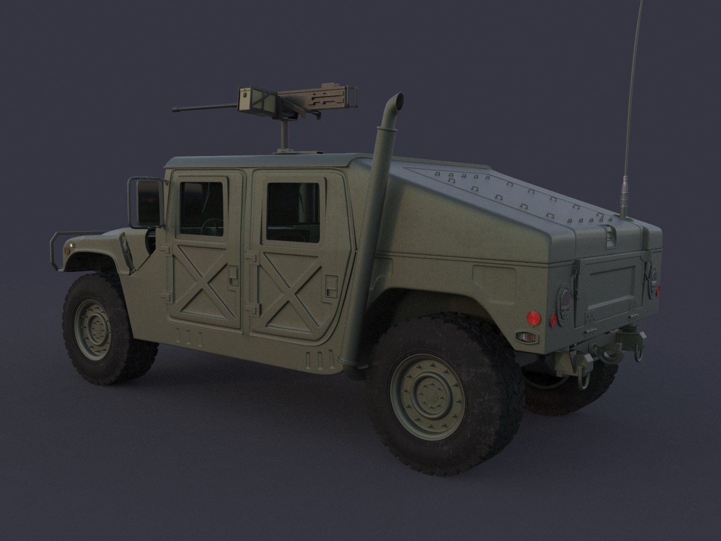 3D Humvee Truck Vehicle - TurboSquid 1645583