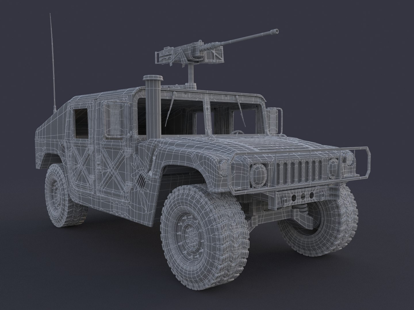 3D Humvee Truck Vehicle - TurboSquid 1645583