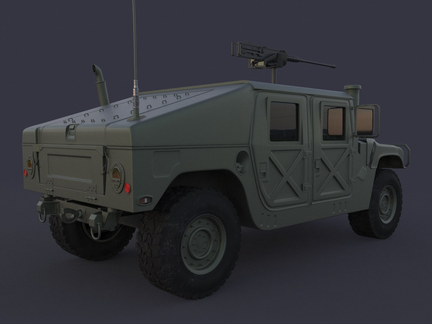 3D Humvee Truck Vehicle - TurboSquid 1645583