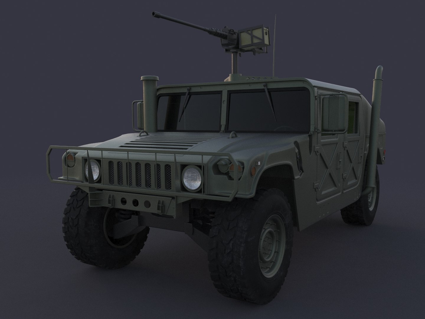 3D Humvee Truck Vehicle - TurboSquid 1645583
