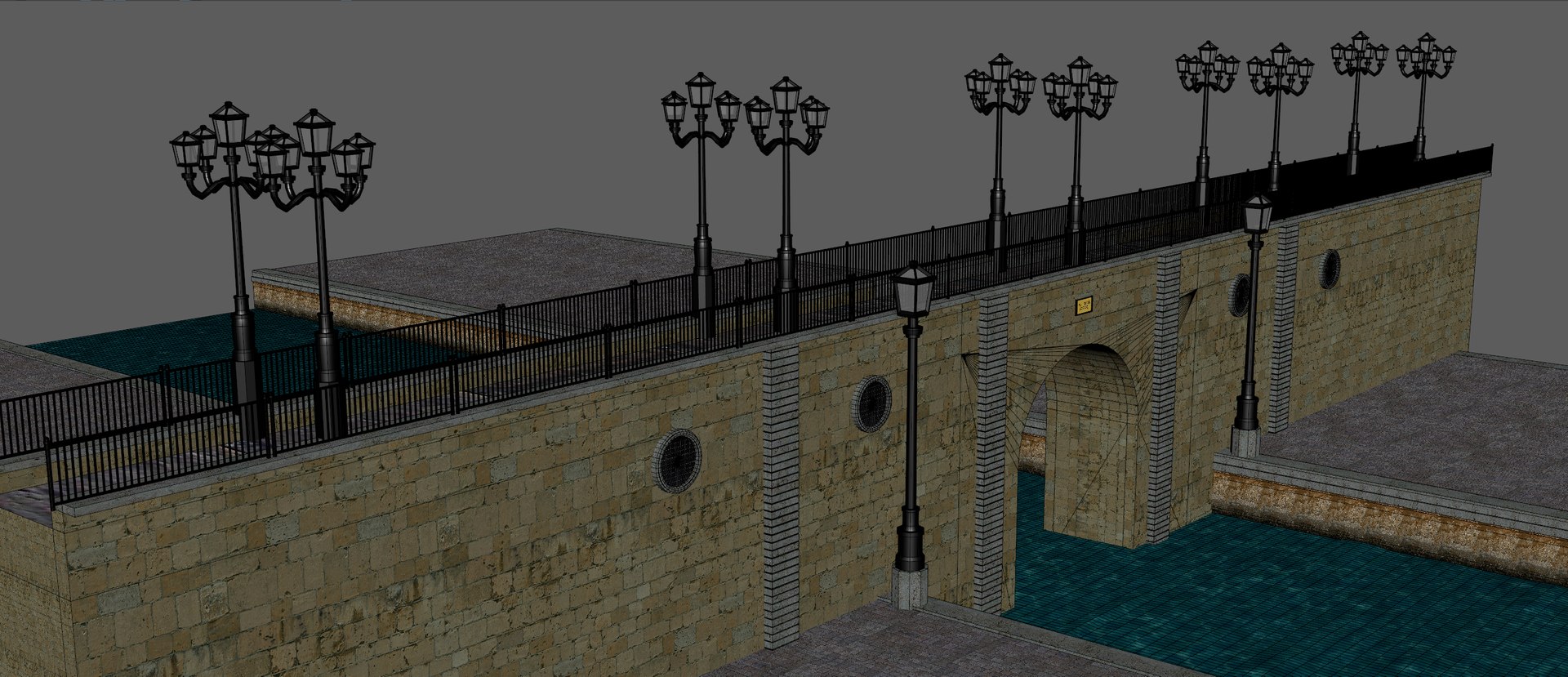 Bridge Structure 3D Model - TurboSquid 1254946