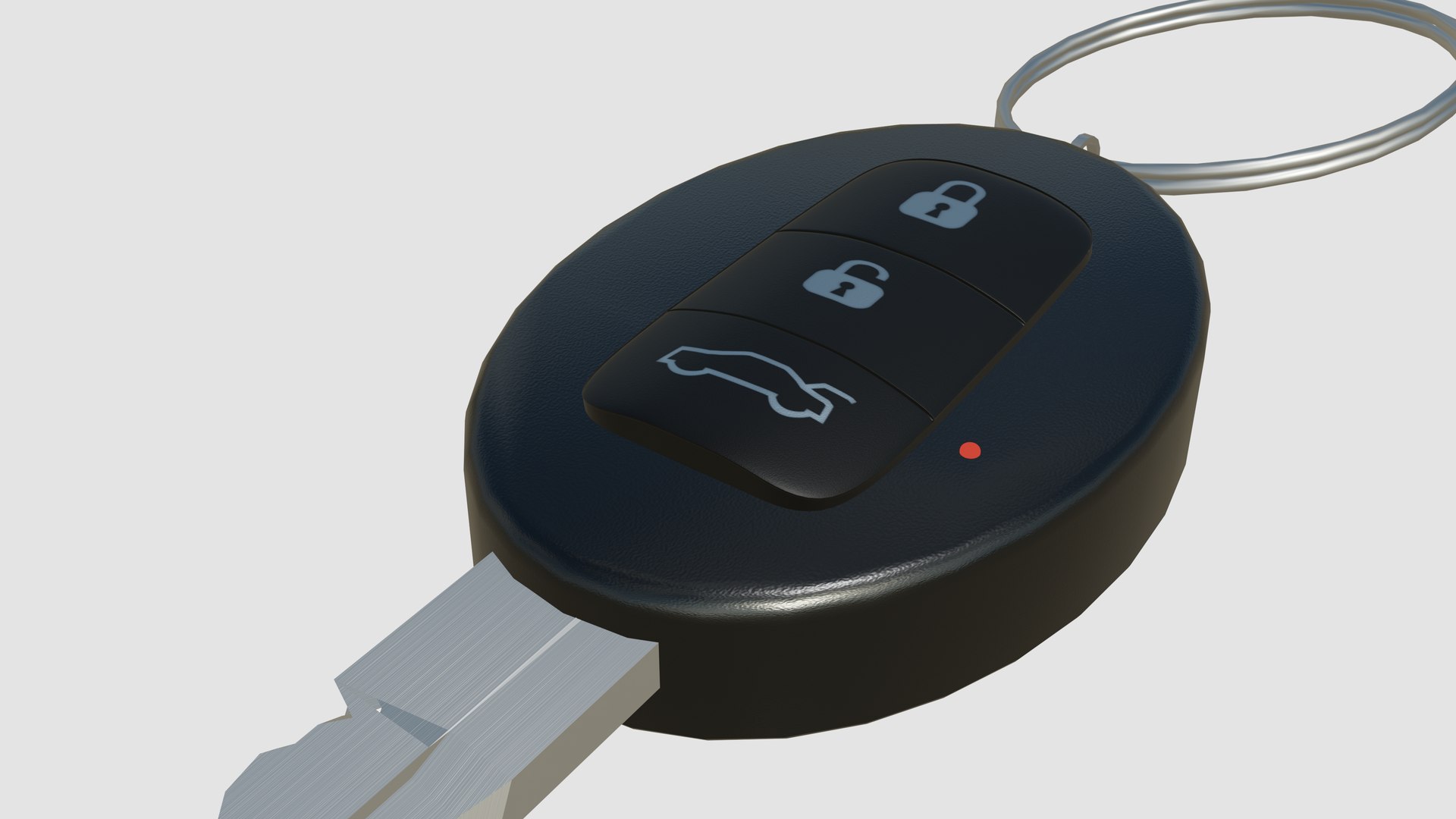 CAR KEY WITH REMOTE CONTROL 3D Model - TurboSquid 1796672